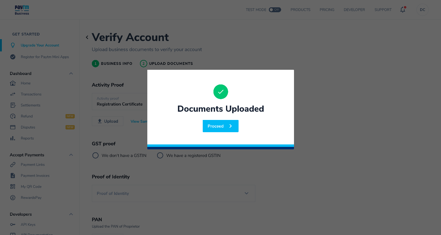 Payment Gateway Integration Tutorial for Developers - API Key Generation