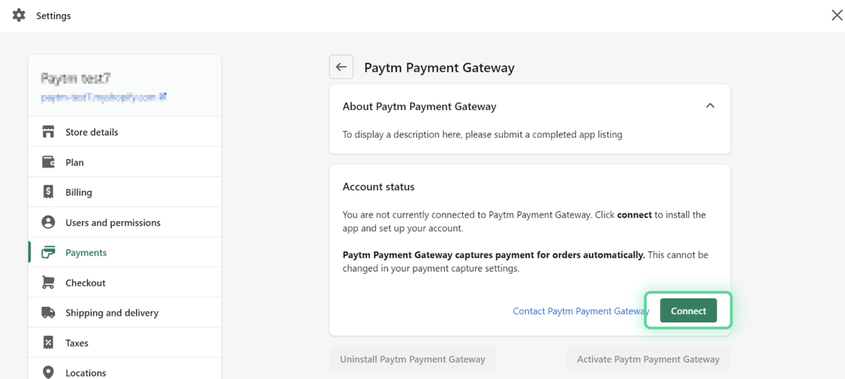 Paytm Payment Gateway, Now Available for Shopify Stores