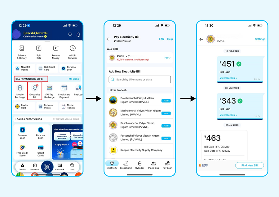 How To Check Electricity Bill Payment History | View Electricity Bill