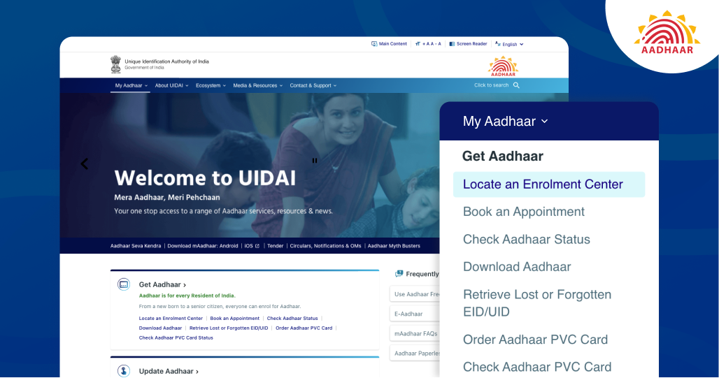 Aadhaar Card Update - Update Aadhar Card Online & Offline
