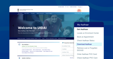 UIDAI Aadhaar Card Download Online and Print in 2026