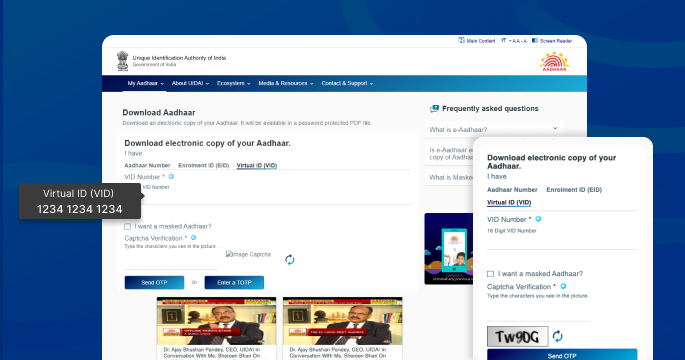 UIDAI Aadhaar Card Download Online and Print in 2025