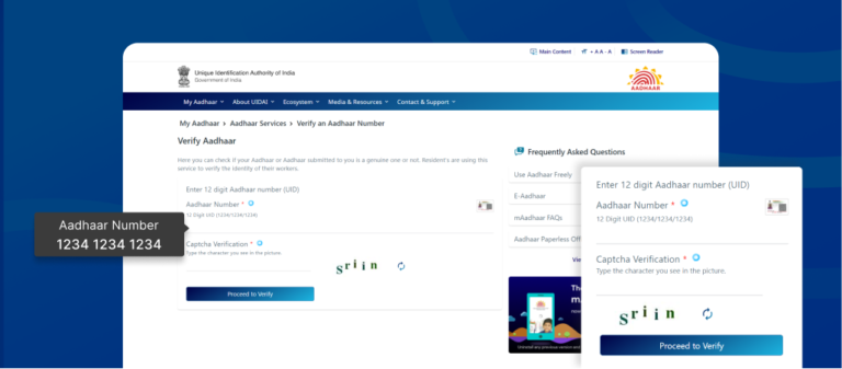 Steps for Aadhaar Verification Online and Benefits of Verifying Aadhaar ...