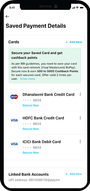 Paytm Introduced COFT to Ensure Security of Card Data