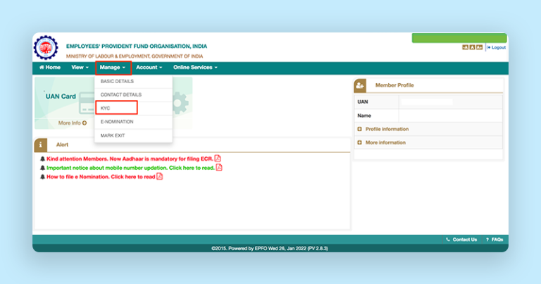 EPFO KYC: Steps to do EPF KYC Update on EPFO Portal in 2025