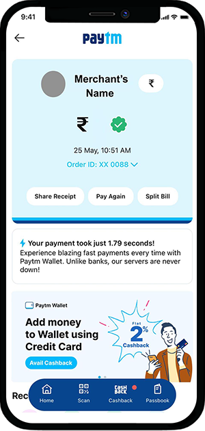 Scan any UPI QR Codes from Paytm App & Send Money