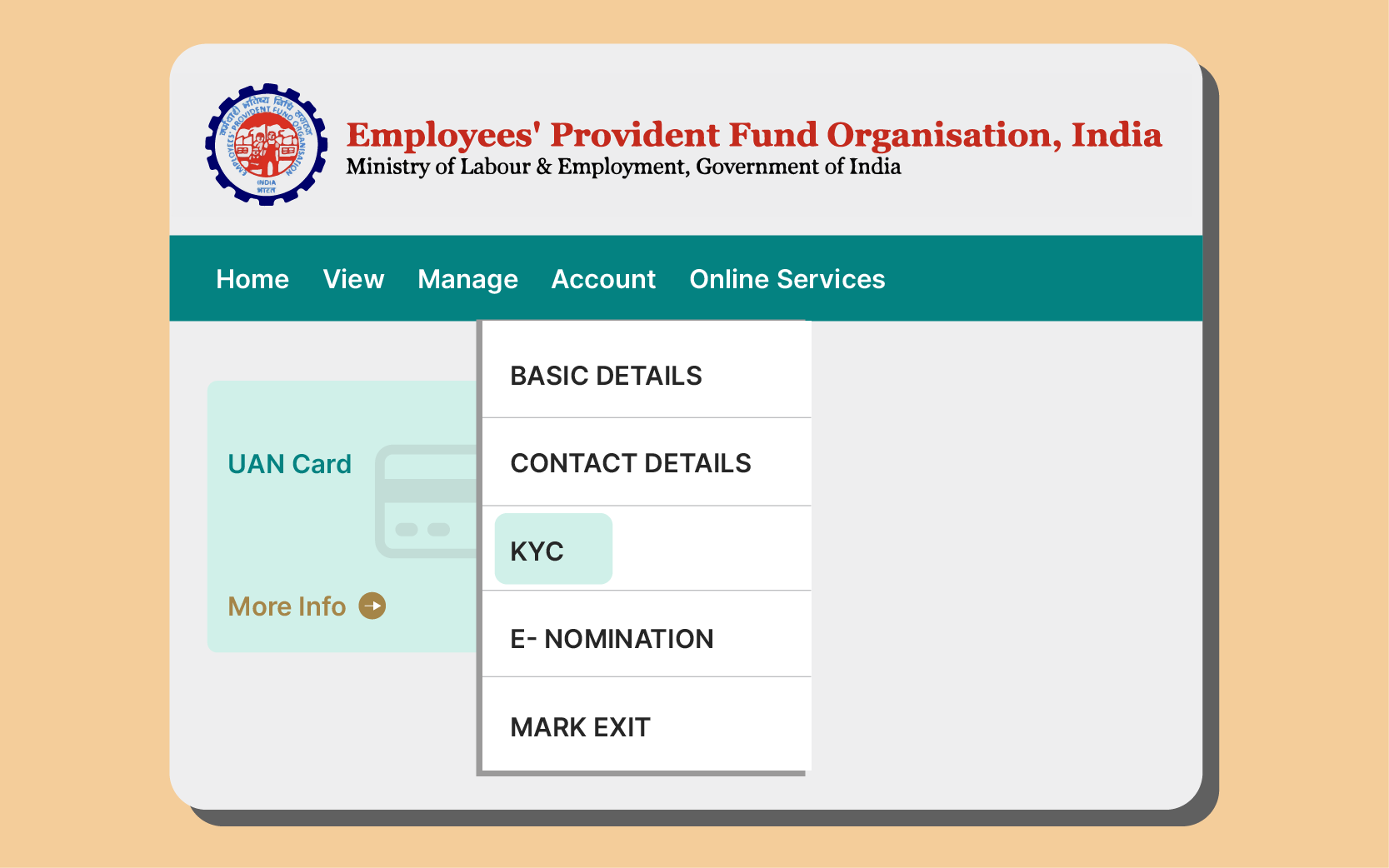 Know EPFO e-Sewa Facility & How to Upload KYC in EPF Online