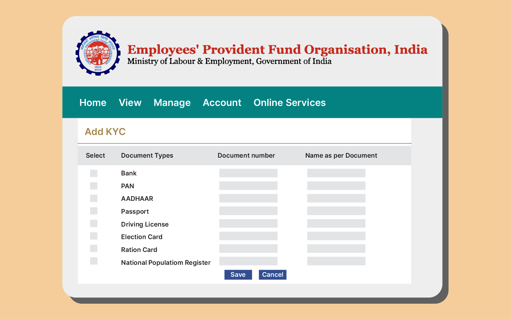 Know EPFO e-Sewa Facility & How to Upload KYC in EPF Online