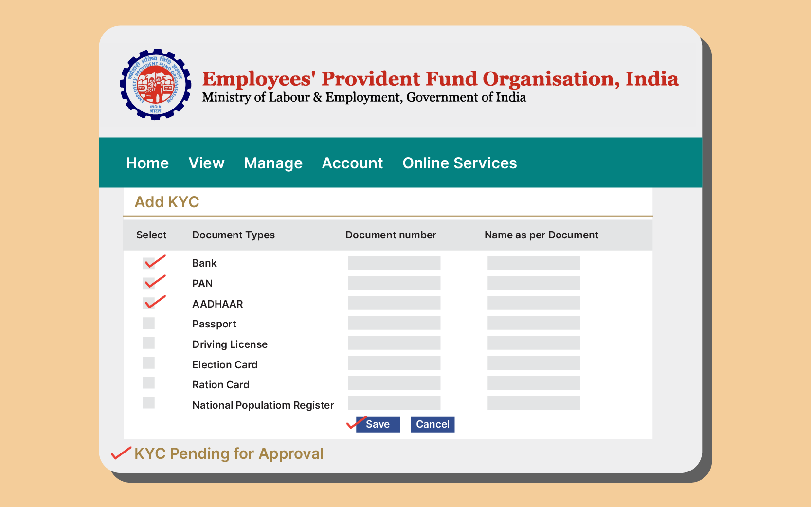 Know EPFO e-Sewa Facility & How to Upload KYC in EPF Online