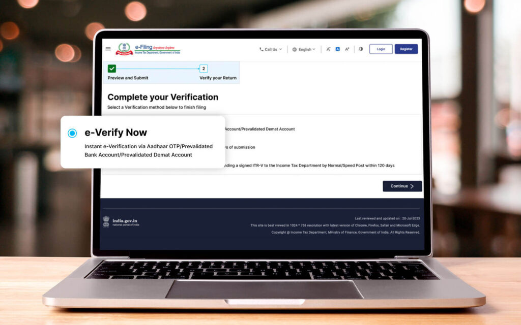 Step-by-Step Guide to E-Verify Your Income Tax Return in 2026