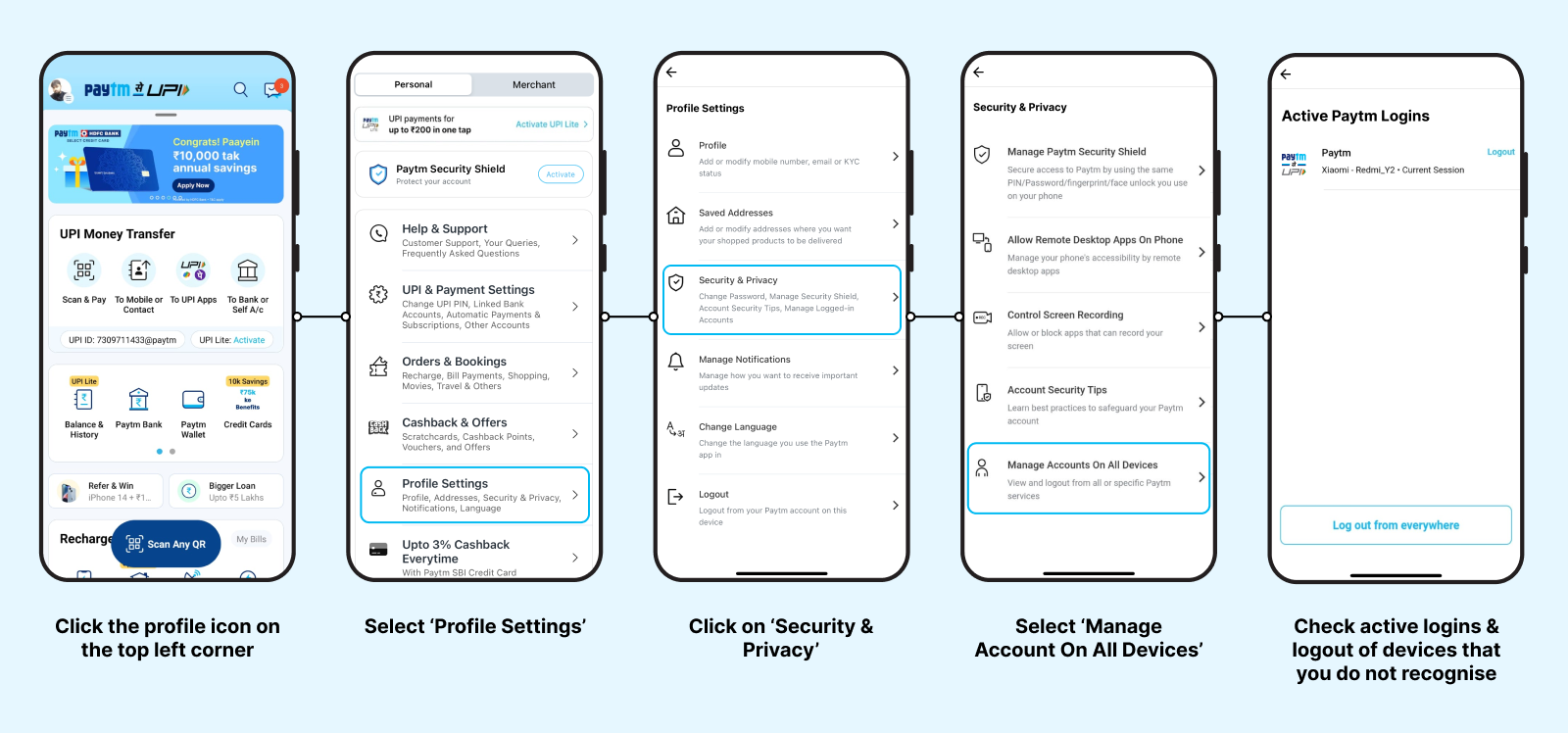 Prevent Paytm Account Takeover Fraud: Be Proactive