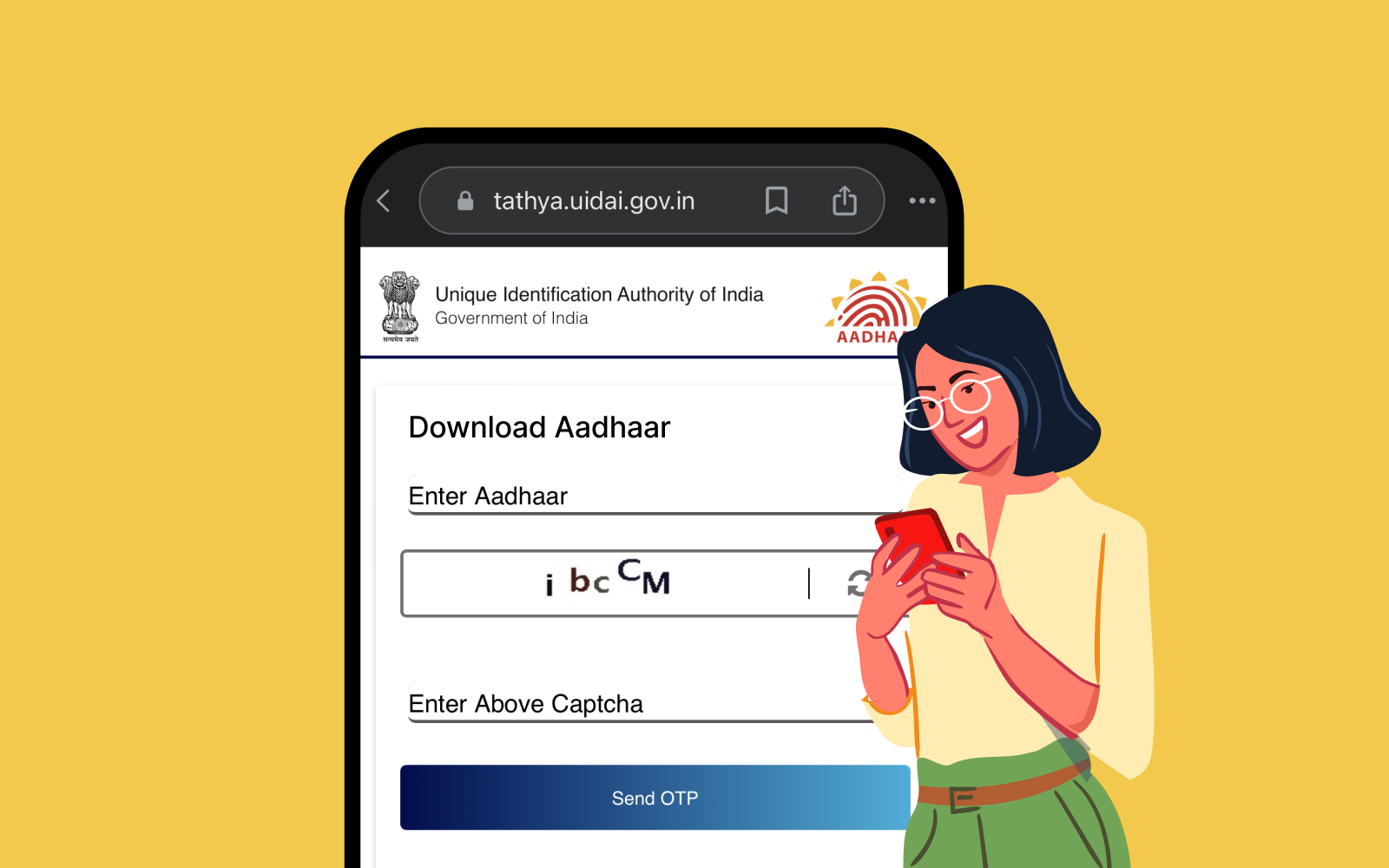 Aadhaar Card Download by Mobile Number: Step by Step