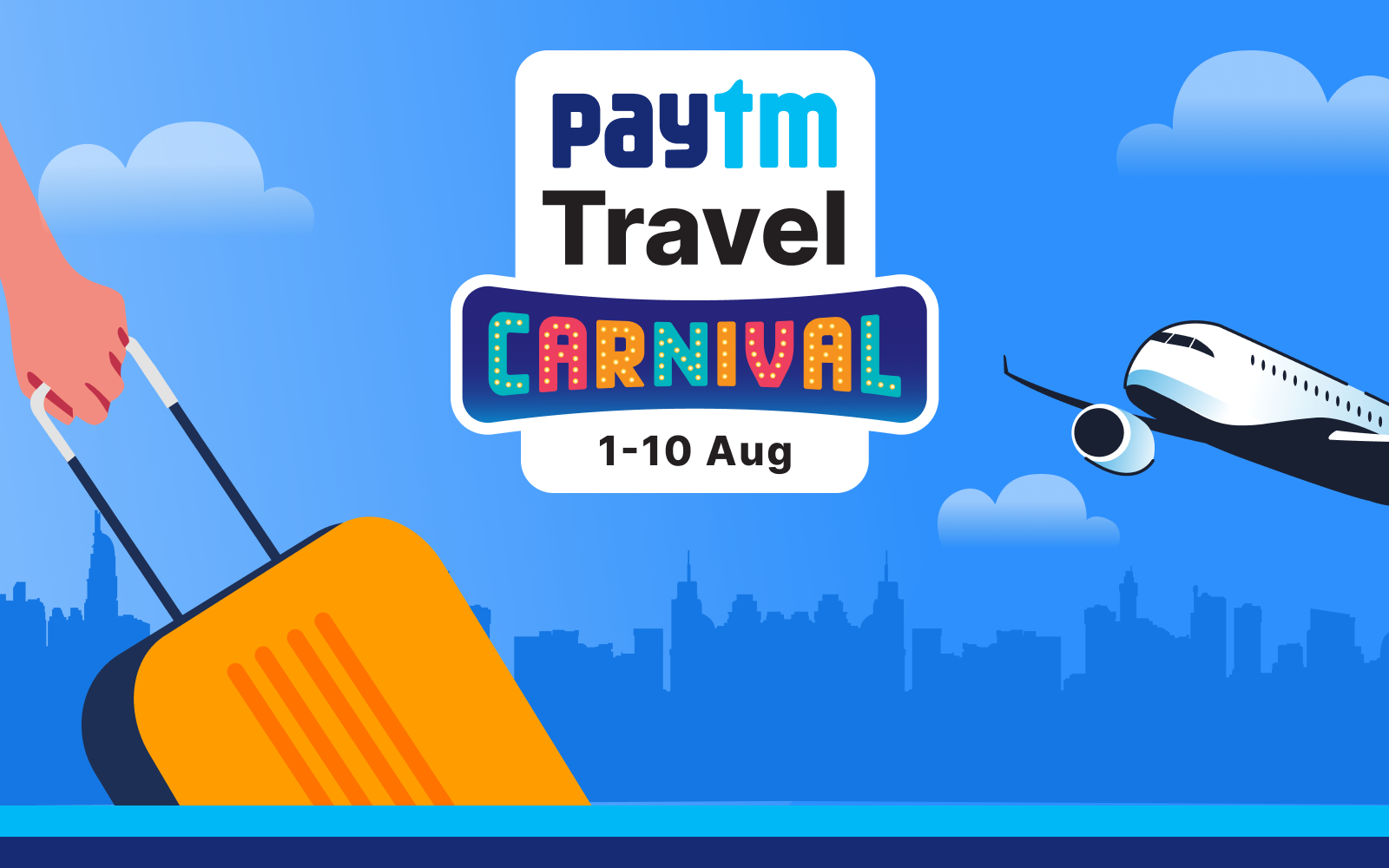 Paytm announces Freedom Travel Carnival till August 10, offers exciting discounts on flight ...