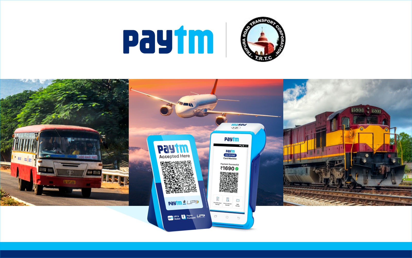 Paytm partners with Tripura Road Transport Corporation, deploys Paytm ...