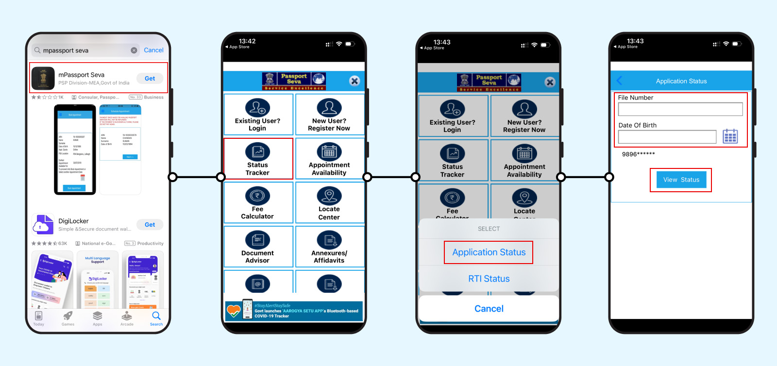 Check Passport Application Status | Passport Status Check