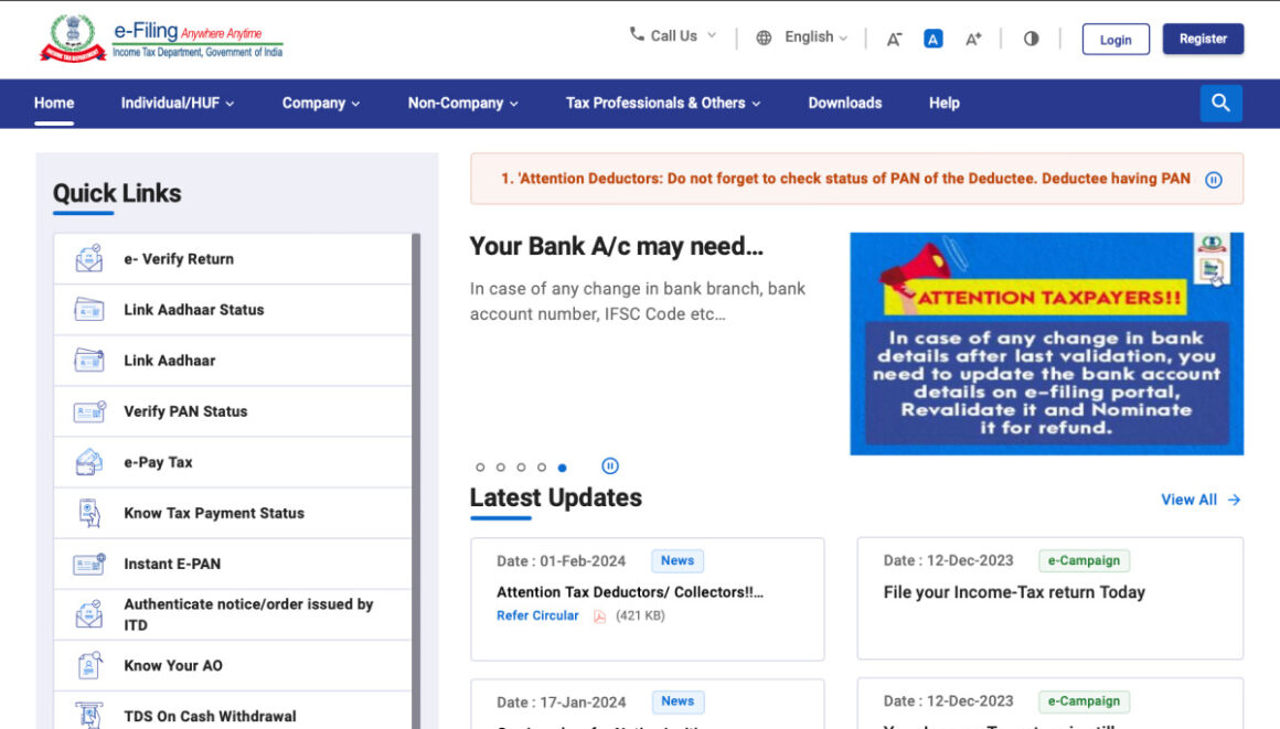 How to file Income Tax e-filing | Complete Procedure for ITR