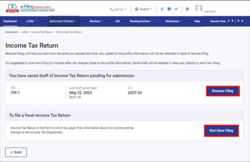 How to file Income Tax e-filing | Complete Procedure for ITR