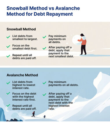 Difference Between Snowball Method and Avalanche Method for Debt Repayment