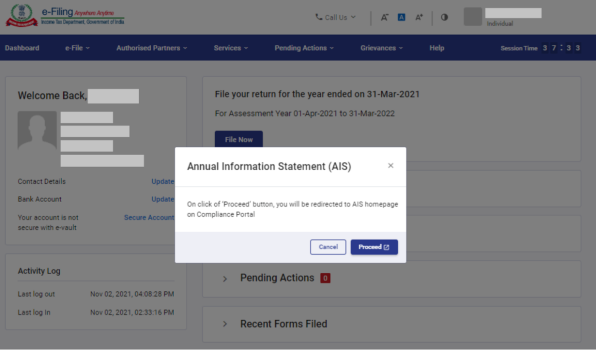 Annual Information Statement: Features, Statement, Document Password ...