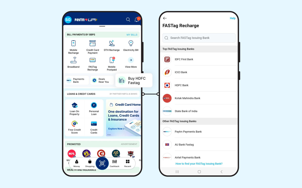 You Can Now Buy HDFC Bank FASTag on Paytm and Recharge Any FASTag
