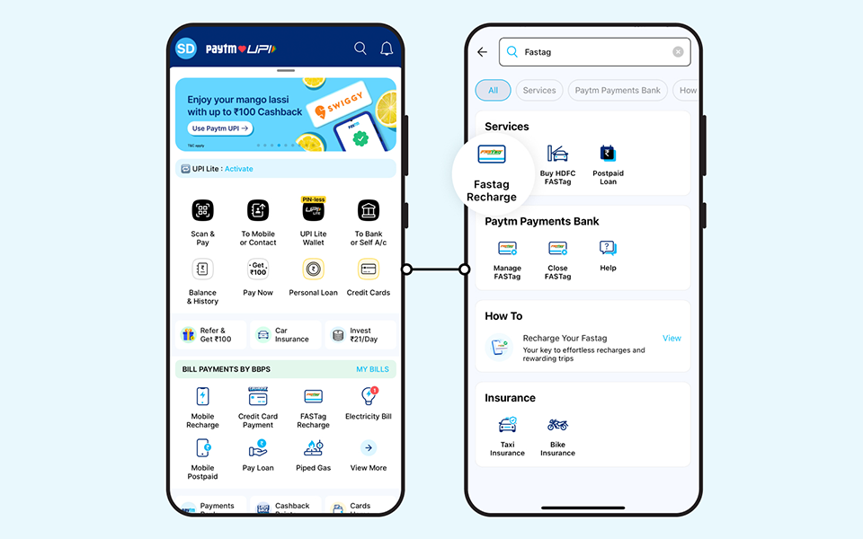 ICICI Bank FASTag Recharge Online on Paytm 2025
