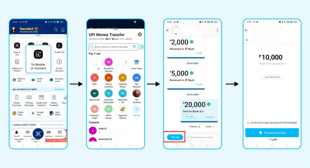 How to Send Money Instantly to Any Mobile Number Using Paytm