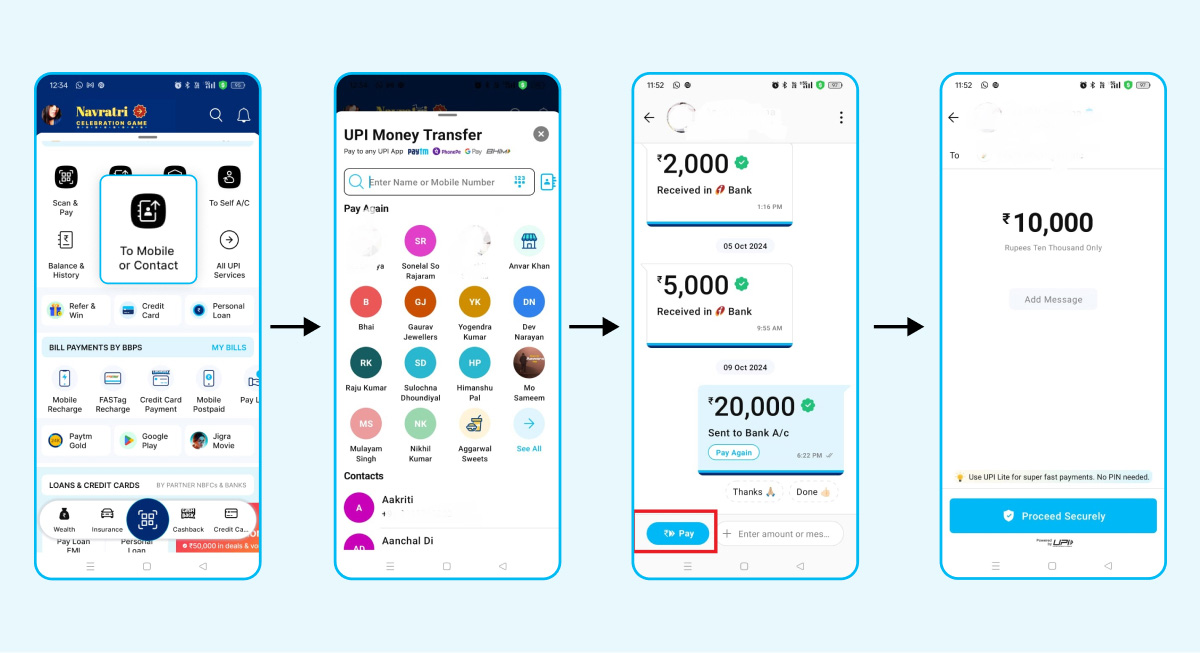 How to Send Money Instantly to Any Mobile Number Using Paytm