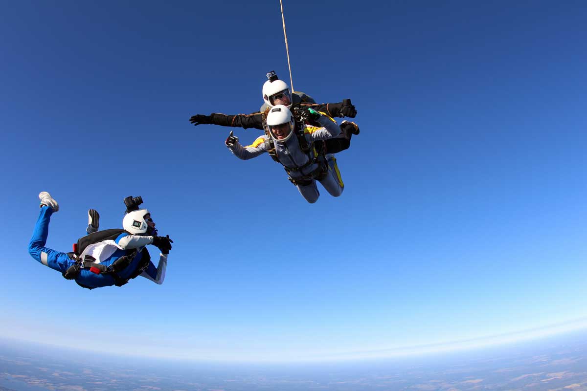 Top 6 skydiving destinations in India